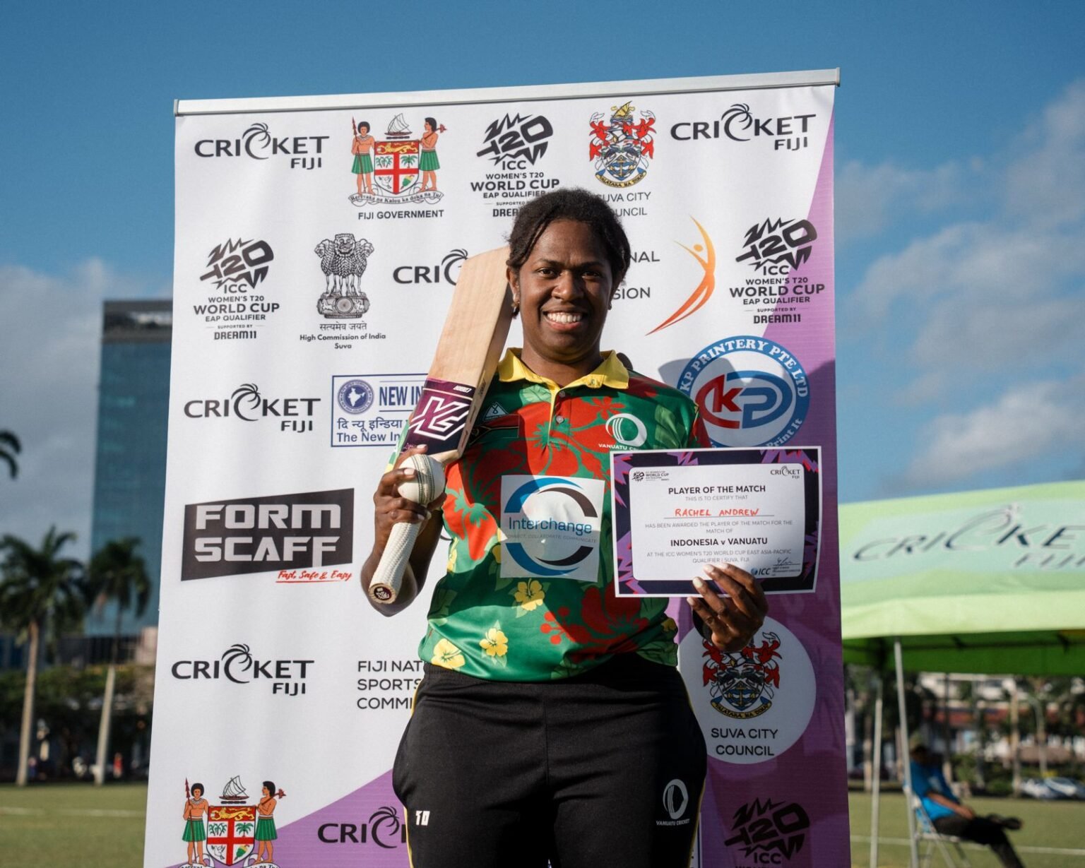 Rachel Andrew Creates T20I History with Milestone Hat-Trick for Vanuatu ...